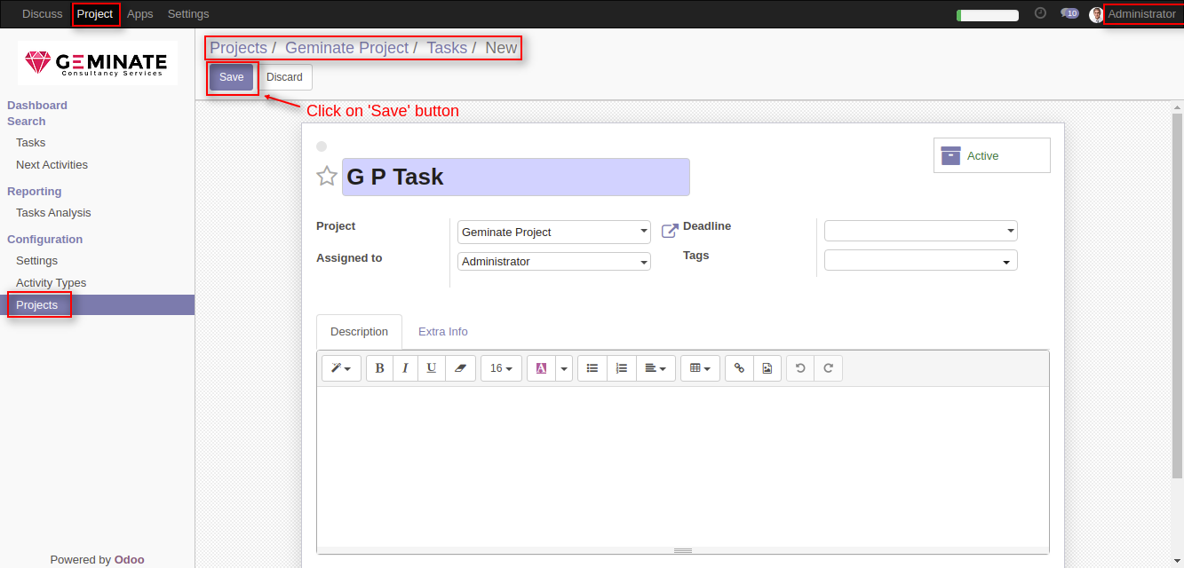 Project Team Member | The Odoo Store