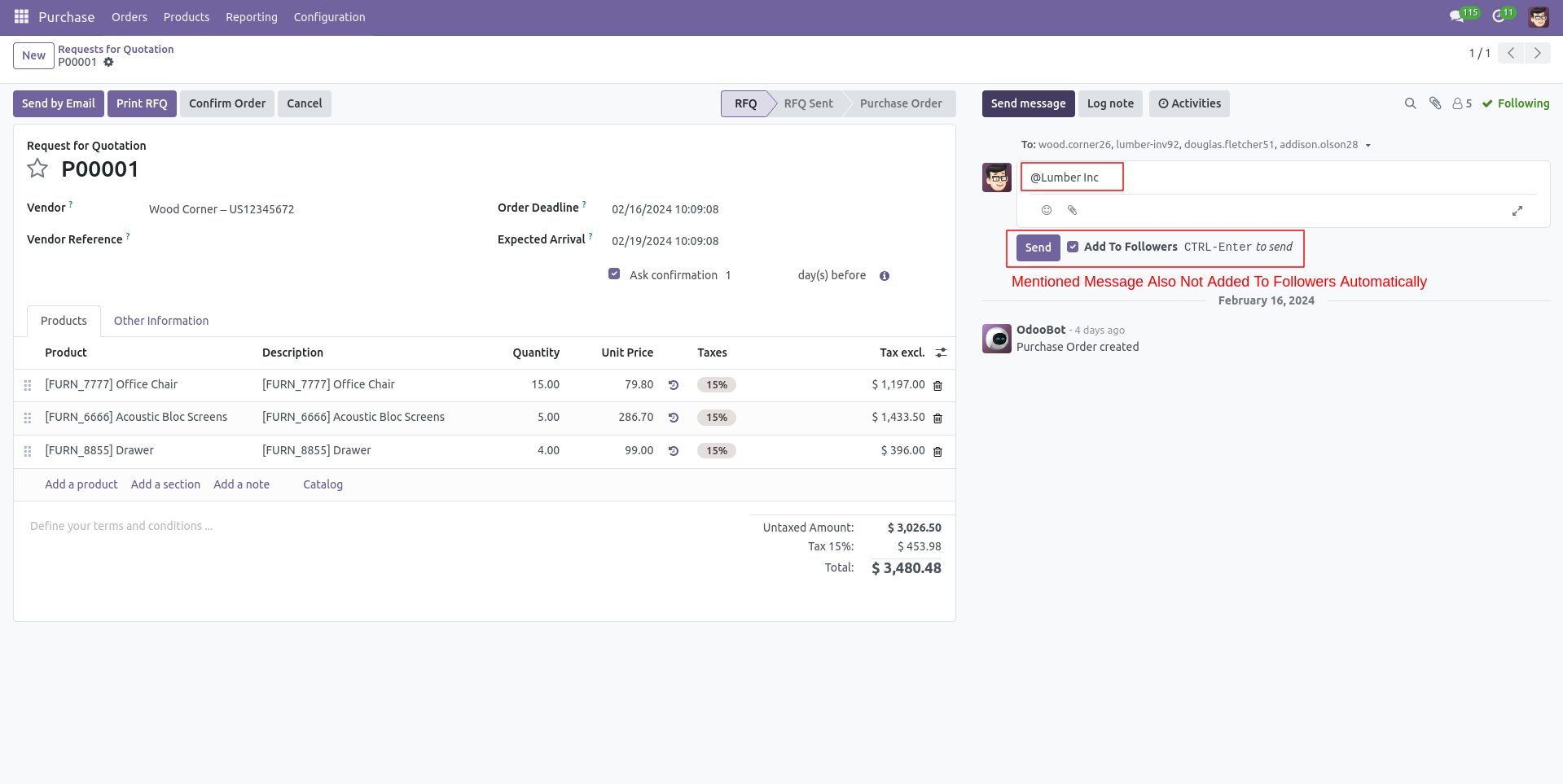 Listview Row Highlight | The Odoo Store