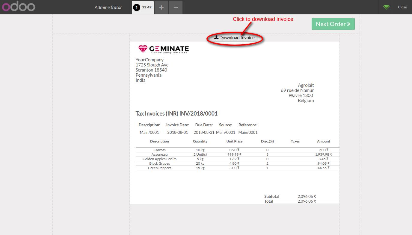 POS Switch Product View | The Odoo Store