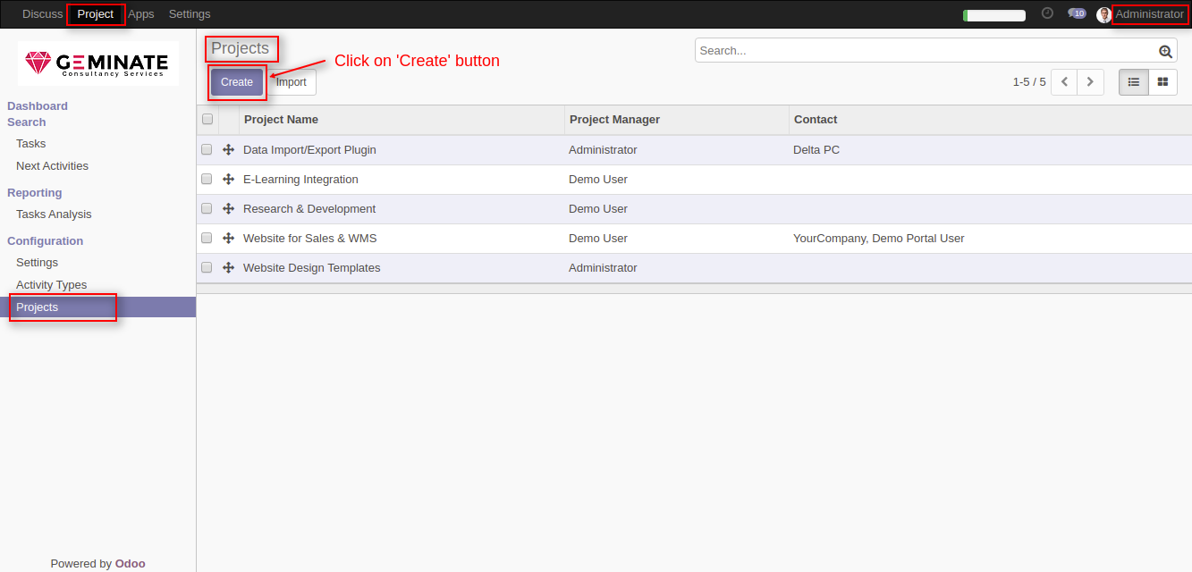 Project Team Member | The Odoo Store