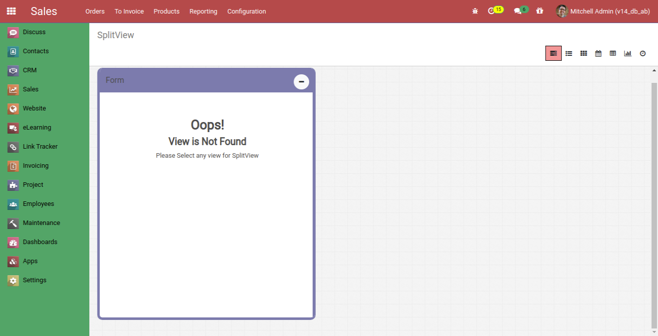 Web Splitview | The Odoo Store