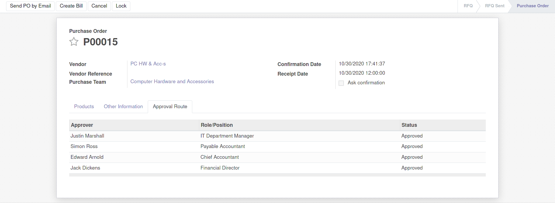 PO Flexible Approval Process | The Odoo Store