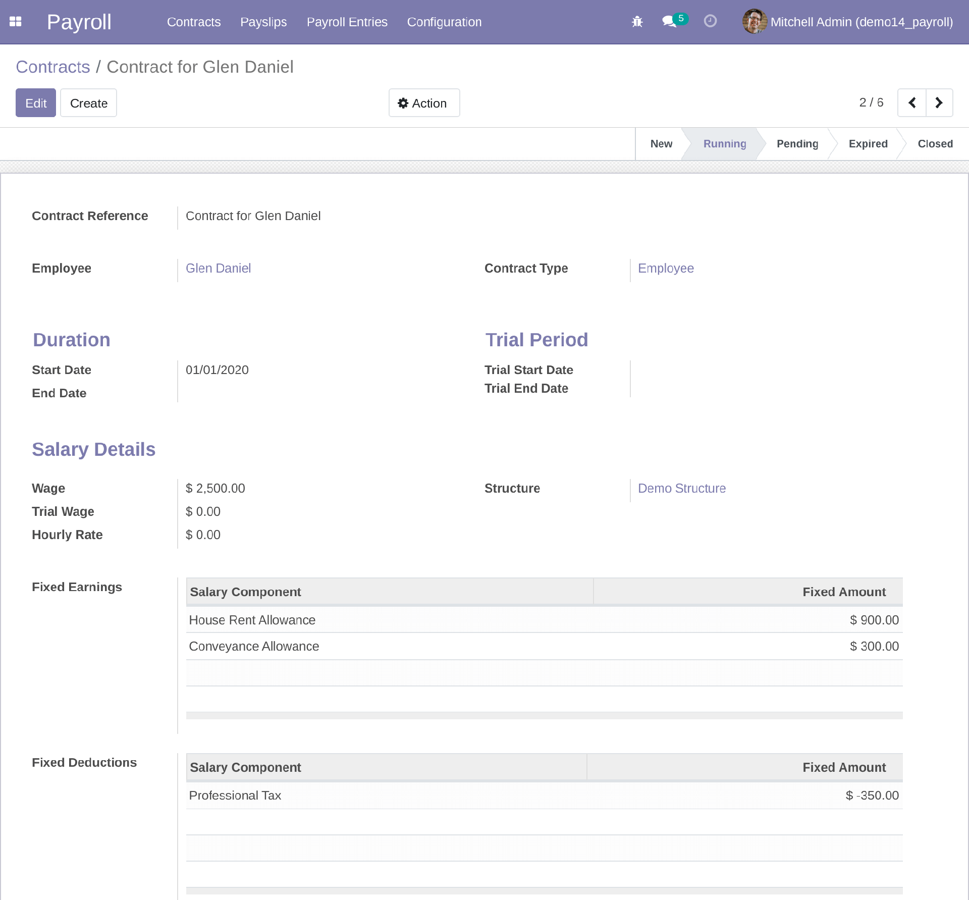Employee Payroll System | The Odoo Store