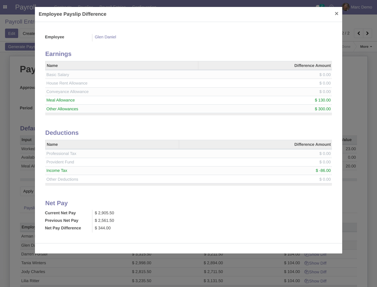 Employee Payroll System | The Odoo Store