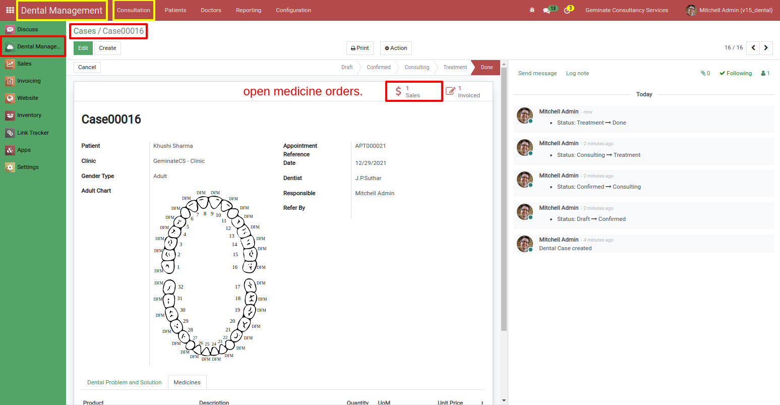 Dental Management System | The Odoo Store