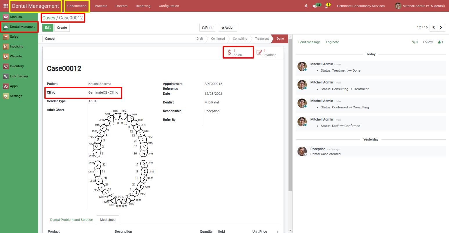 Dental Management System | The Odoo Store